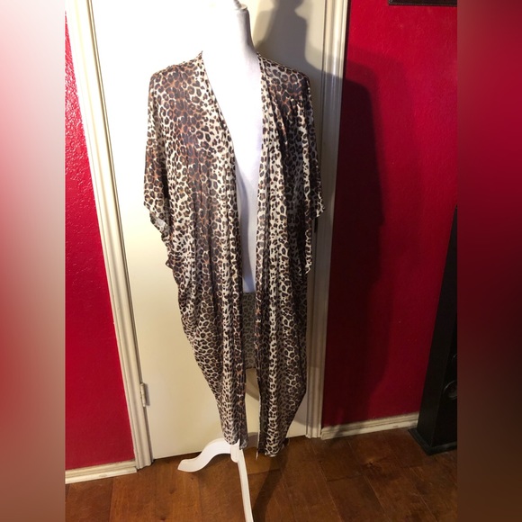Lulus | Other | Lulus Leopard Print Sheer Duster | Poshmark